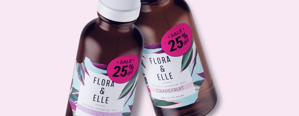 Printable Neon Magenta Labels