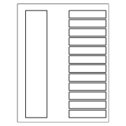 Template for Avery 11127 Ready Index Table of Contents, Jan - Dec ...