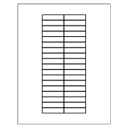 Template for Avery 11902 Plastic Pocket Insertable Dividers, 5-Tab ...