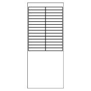 Template for Avery 16241 Index Tabs with Printable Inserts | Avery.com