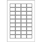 Template for Avery 2207 Print or Write Multi-Use Labels 1/2" x 3/4 ...