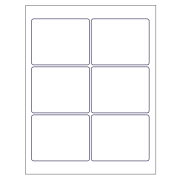 Template for Avery 22928 Pearlized Print-to-the-Edge Labels 3" x 3-3/4 ...