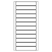 Template for Avery 4015 Pin Fed Mailing Labels 5" x 15/16" | Avery.com