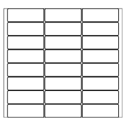 Template for Avery 4033 Pin Fed Mailing Labels 4" x 1-7/16" | Avery.com