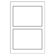 Template for Avery 5169 Speech Bubble Name Badge Labels 2-5/16" x 3-3/8 ...