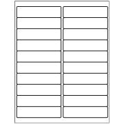 Template for Avery 5909 Address Labels 1" x 4" | Avery.com