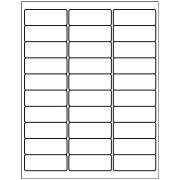 Template for Avery 5970 High Visibility Labels 1" x 2-5/8" | Avery.com