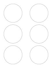 Labels with Gold Borders, 3" Round