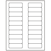 Template for Mighty Badge 71209 Reusable Name Badge System 1" x 3 ...
