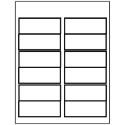 Template for Avery 80017 Place Cards 1-7/16" x 3-3/4" | Avery.com