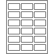 Template for Avery Presta® 94227 Rectangle Labels 1-1/4" x 2-3/8 ...