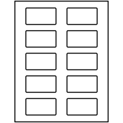 Template for Avery Presta® 94230 Rectangle Labels 1-1/2" x 2-3/4 ...