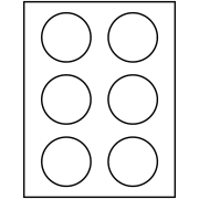 Template for Avery Presta® 94512 Round Labels 2-3/4" diameter | Avery.com