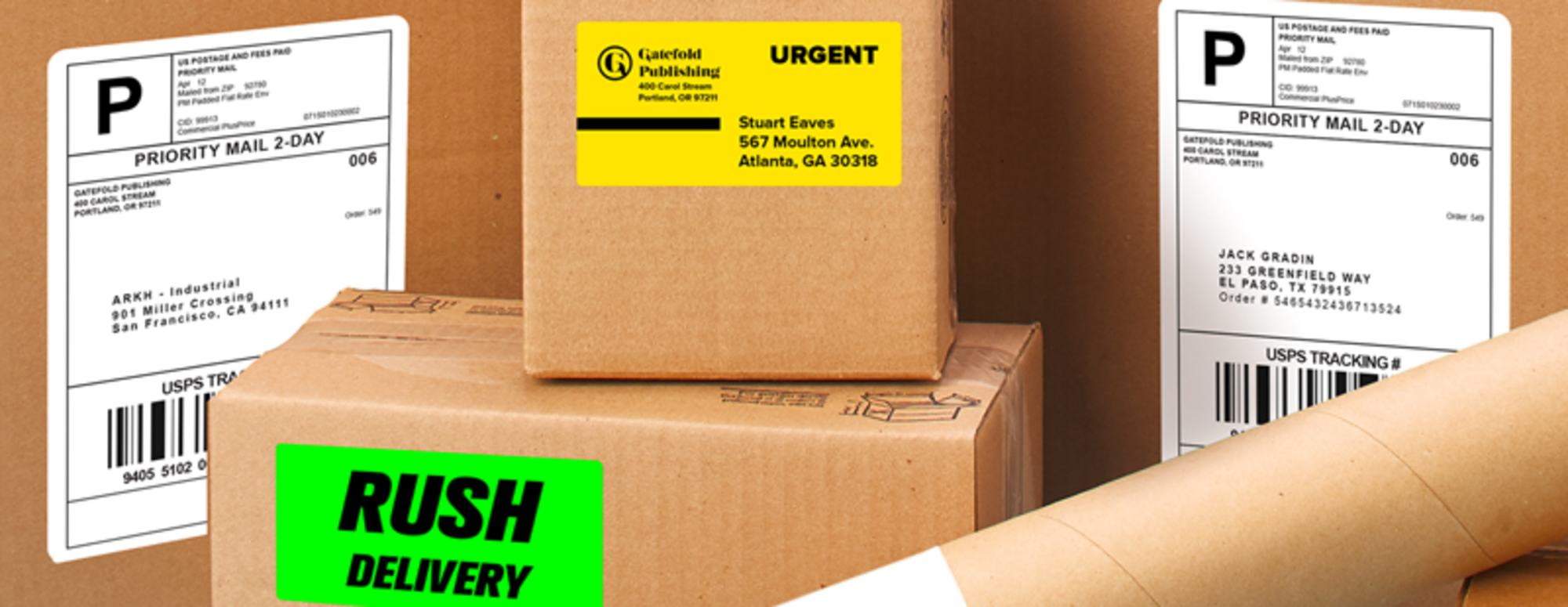 Blank Shipping Labels - Printable Shipping Labels | Avery