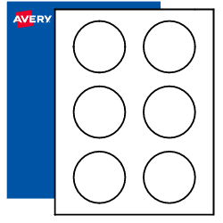 2-3/4" diameter Printable Labels - By the sheet in 28 Materials | Avery