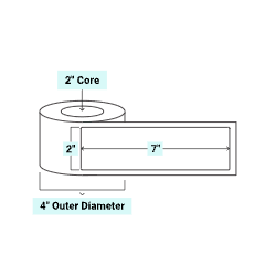2" x 7" Printable Labels - By the roll in 4 Materials | Avery