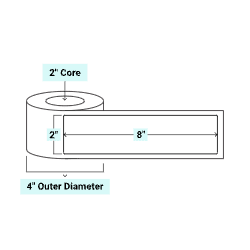 2" x 8" Printable Labels - By the roll in 4 Materials | Avery