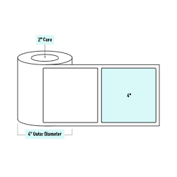 4" x 4" Printable Labels - By the roll in 4 Materials | Avery