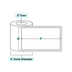 4" x 7" Printable Labels - By the roll in 4 Materials | Avery