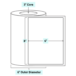 8" x 6" Printable Labels - By the roll in 4 Materials | Avery