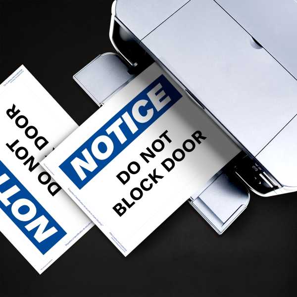 White Printable Plastic Custom Sign Kit, 2 Signs 61570 | Avery.com