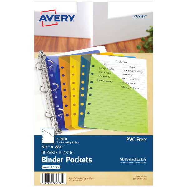 Binder Accessories | Avery.com | Avery