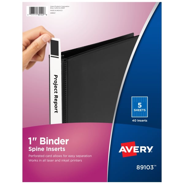 Binder Accessories | Avery.com | Avery