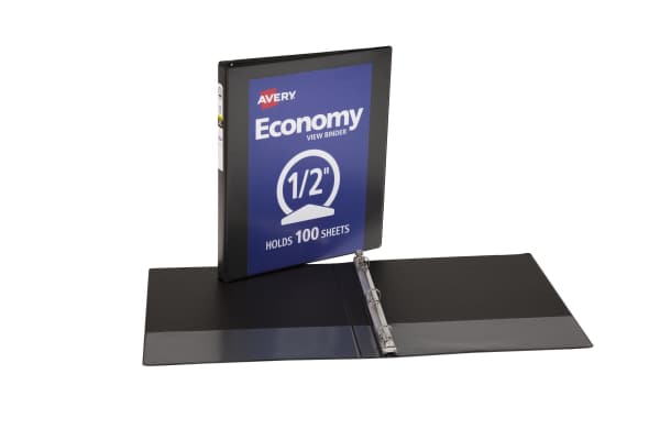 1/2" Economy View Binder 05751 | Avery.com
