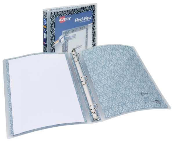 Avery Flexi-View™ Binder 175-Sheet Capacity, Damask (17644) | Avery.com