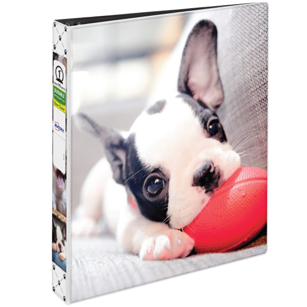 1" French Bulldog Puppy Binder 26836 | Avery.com