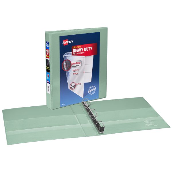 Avery® Heavy-Duty View Binder, 1" One Touch Slant Rings, 250-Sheet ...