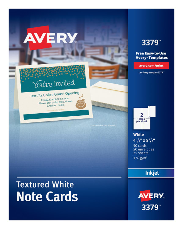 Note Cards | Avery.com | Avery