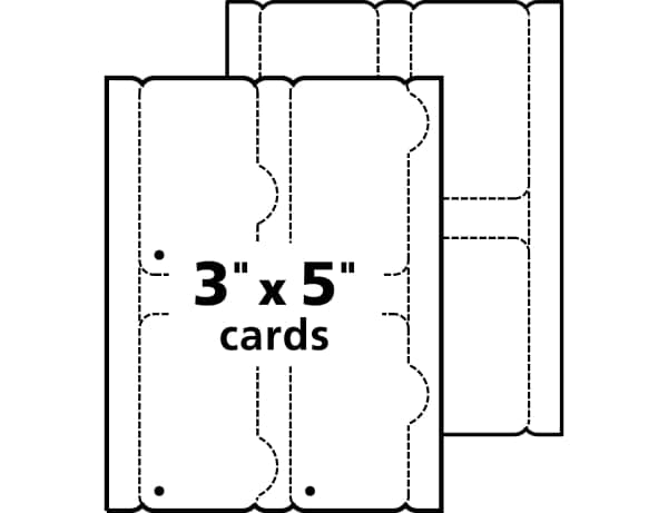 Avery Flash Card Template Avery Printable Index Cards With Sure Feed