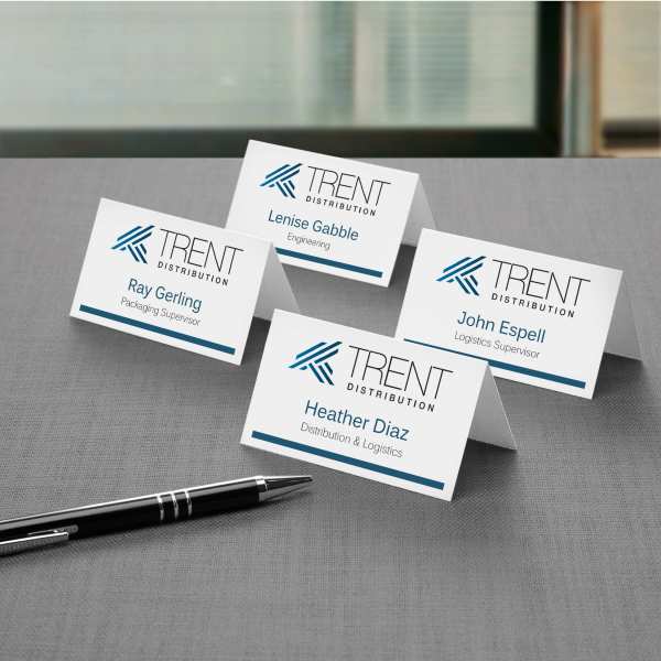 160 Print-to-the-Edge Tent Cards, 2" x 3-1/2", White (5302) | Avery.com