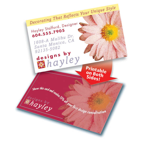 Clean Edge(R) Printable Business Cards, White 8869 | Avery.com