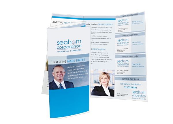 Avery Tri-Fold Brochure with Tear-Away Cards 8-1/2" x 11", 50 Brochures ...