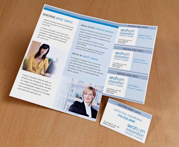 Avery Tri-Fold Brochure with Tear-Away Cards 8-1/2" x 11", 50 Brochures ...