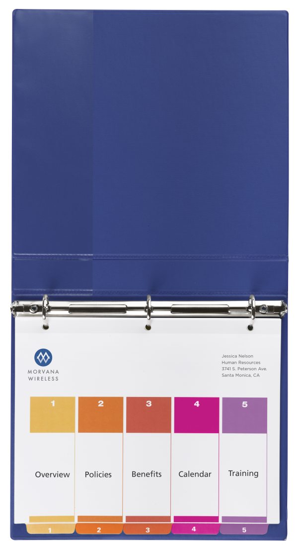Avery® Ready Index® 5 Tab Binder Dividers, Multicolor Tabs, 6 Sets ...