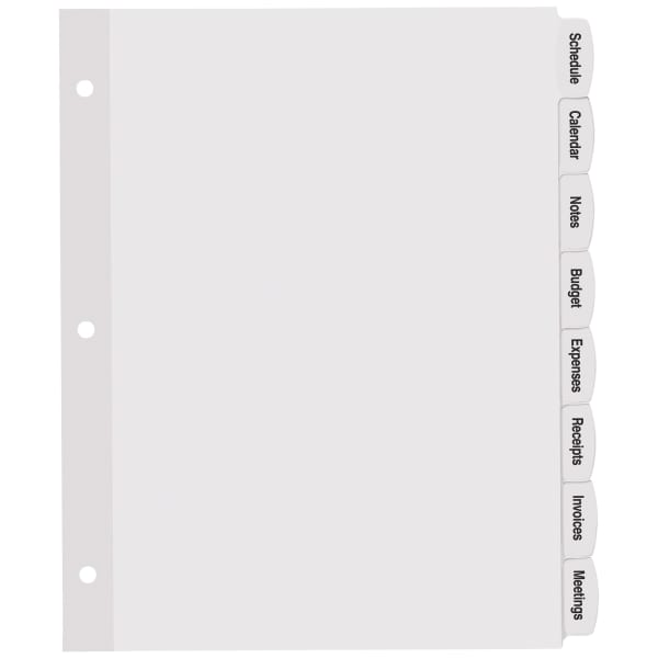 Avery Big Tab™ Label Dividers 8 Tabs, 4 Sets (14433) | Avery.com