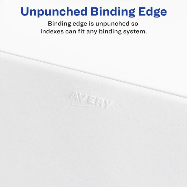 Avery® 1-25 Legal Exhibit Dividers for 3 Ring Binders, 25-Tab Sets ...