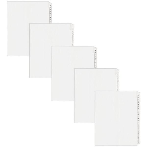 Avery® A-Z Legal Exhibit Dividers for 3 Ring Binders, 25-Tab Sets ...