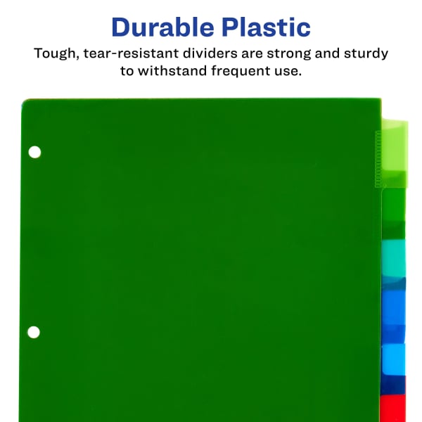 Avery® 8-Tab Binder Dividers, Big Tab™ Insertable Plastic Binder ... Avery® 8-Tab Binder Dividers, Big Tab™ Insertable Plastic Binder ...