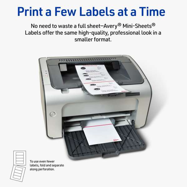 Mini-Sheets Address Labels, 1" x 2-5/8" 2160 | Avery.com