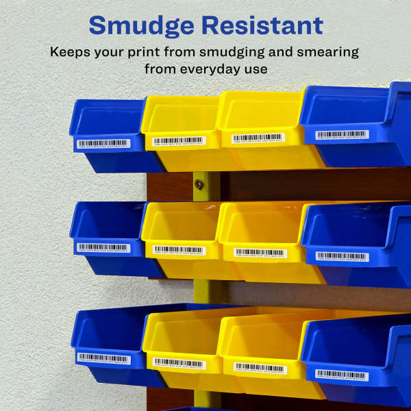 File Folder Labels for Thermal Printers, Permanent, Matte White, 9/16 ...