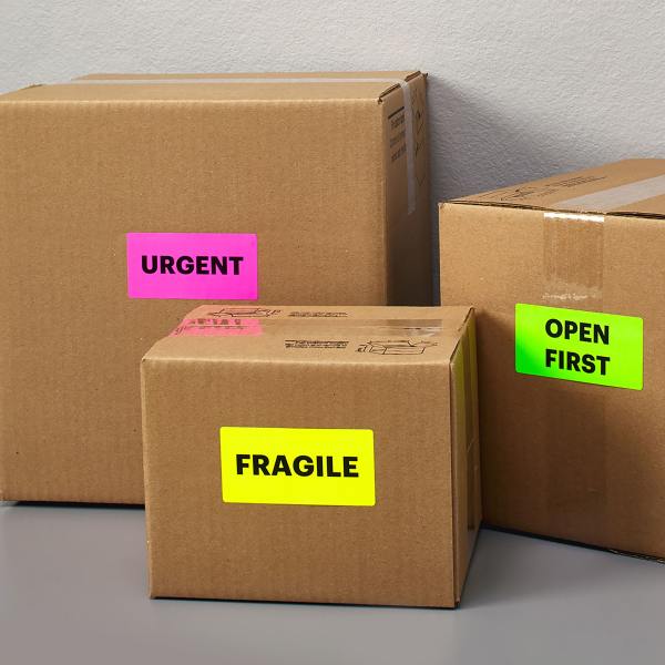 Neon Address Labels with Sure Feed, 2" x 4" 5643 | Avery.com