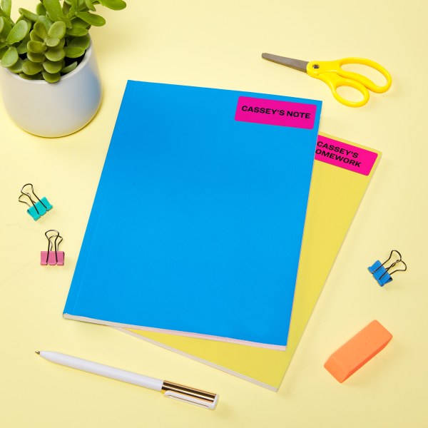 Neon Pink Address Labels, Sure Feed, 1" x 2 5/8" 5970 | Avery.com