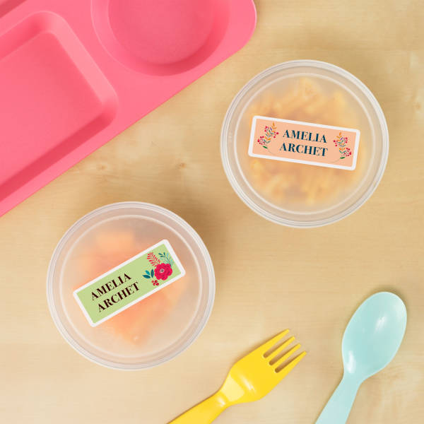 White Removable Labels with Sure Feed, 1" x 2 5/8" 6460 | Avery