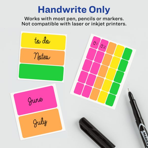 Color-Coding Stickers, 1/2" x 3/4", 525 Total 6721 | Avery.com