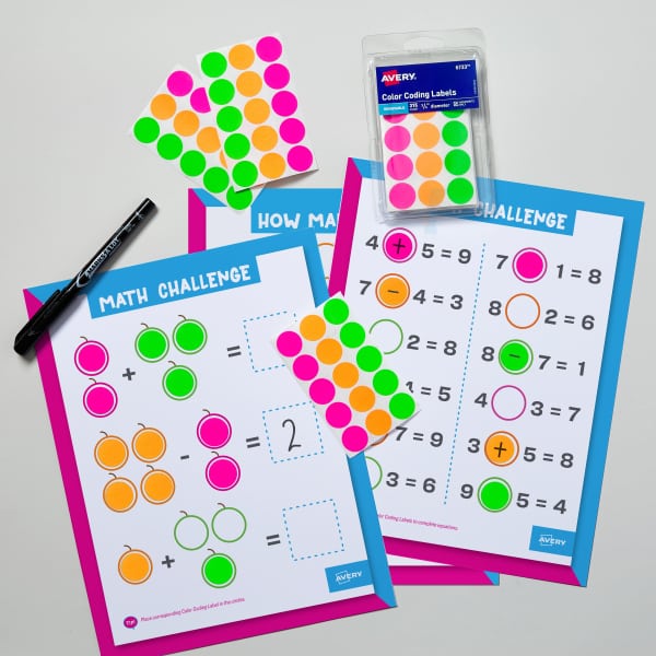 Color-Coding Dots, 3/4", 315 Total 6733 | Avery.com