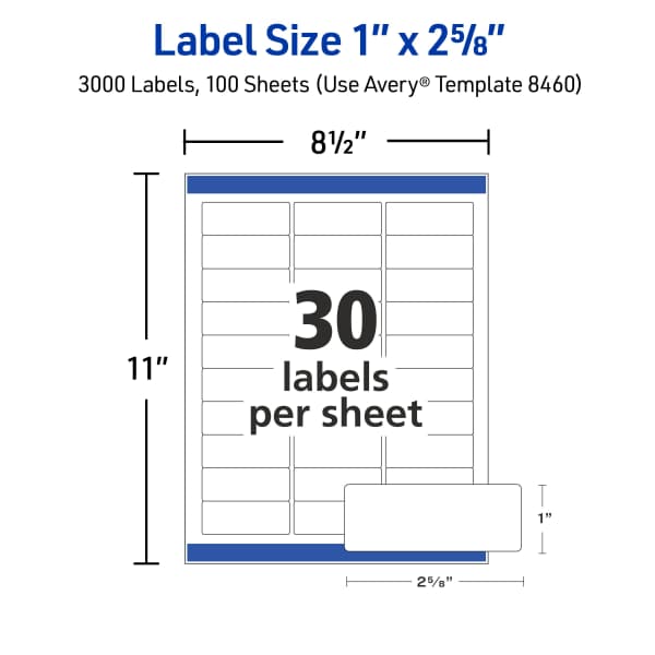 Easy Peel® Address Labels with Sure Feed® 8460 | Avery.com